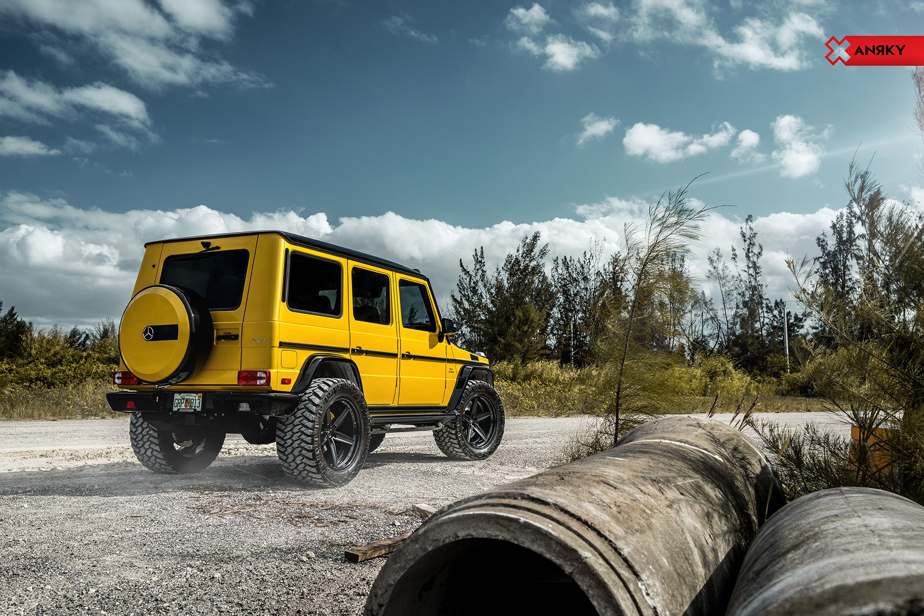 Кованые диски Anrky AN15 на Mercedes-Benz G-Class II — 11 фото
