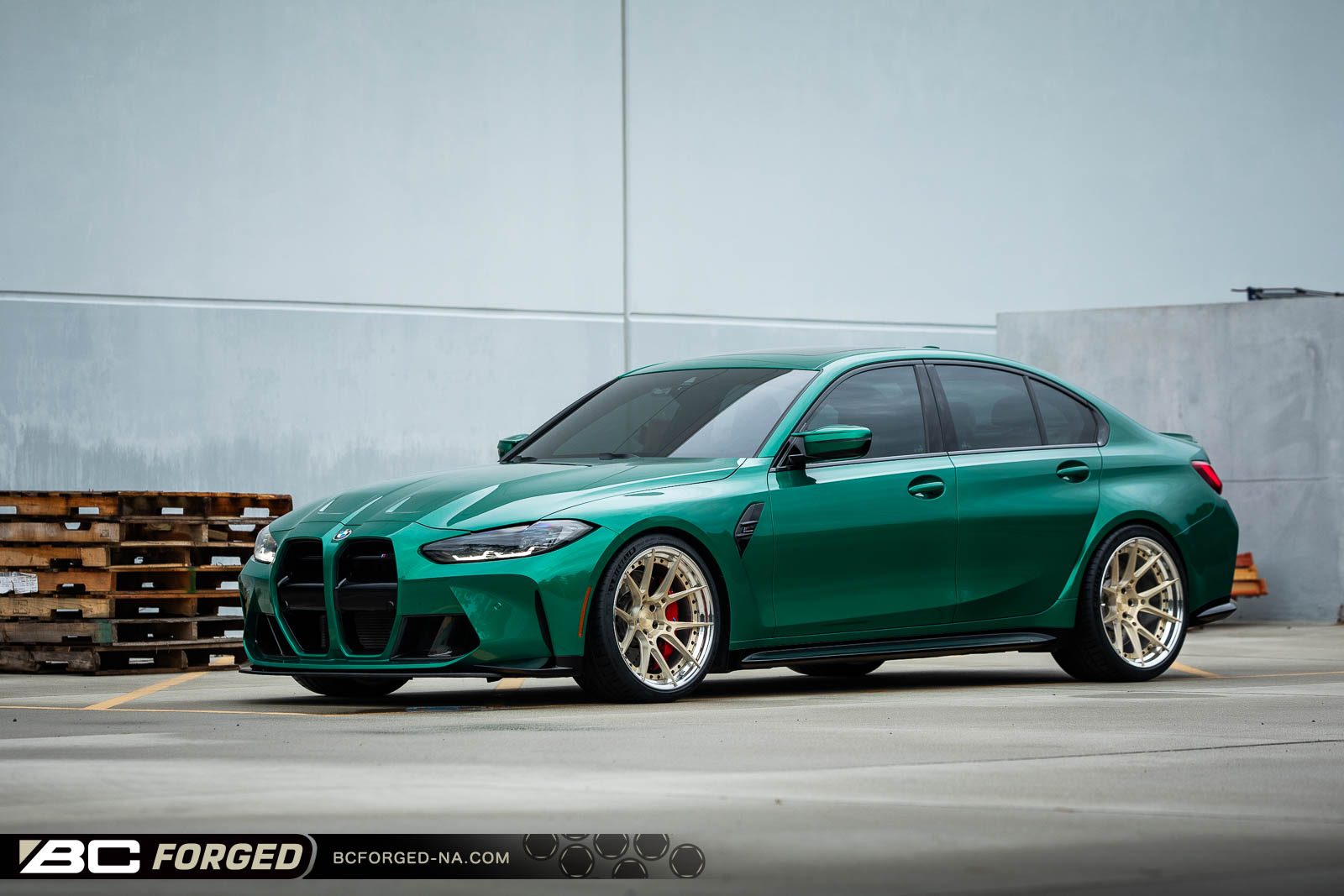 Кованые диски BC Forged HCA165 на BMW 3/M3 (G2x/G80) — 22 фото